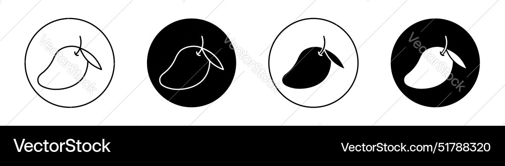 Mango icon Royalty Free Vector Image - VectorStock