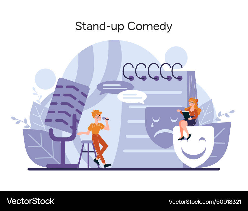 Captures the essence of humor Royalty Free Vector Image