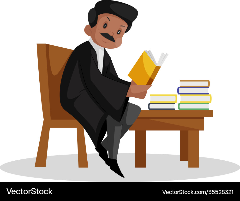 Lawyer cartoon Royalty Free Vector Image - VectorStock