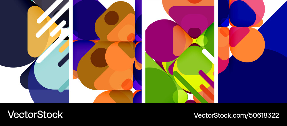 Geometric elements abstract backgrounds Royalty Free Vector