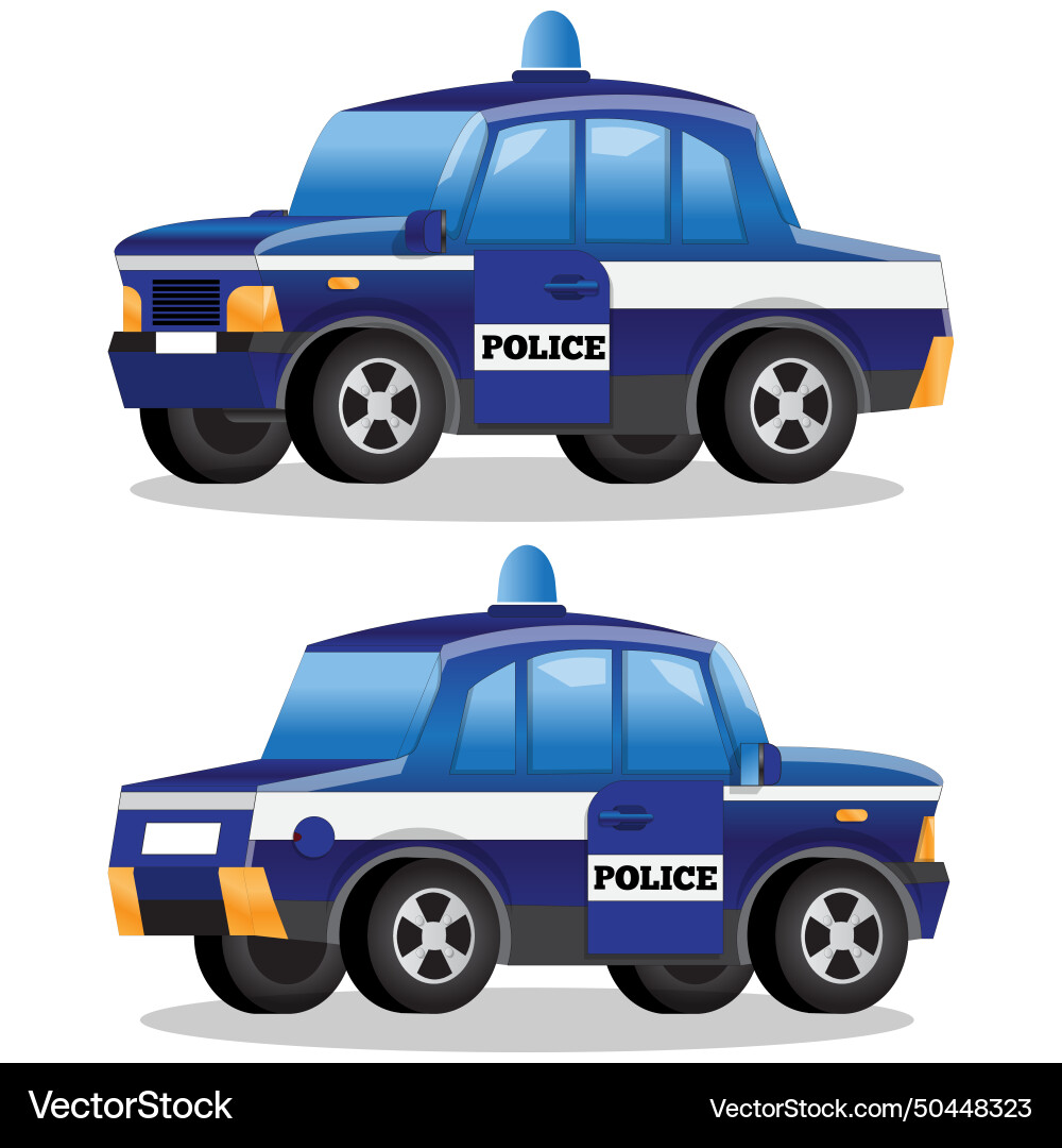 Police car Royalty Free Vector Image - VectorStock