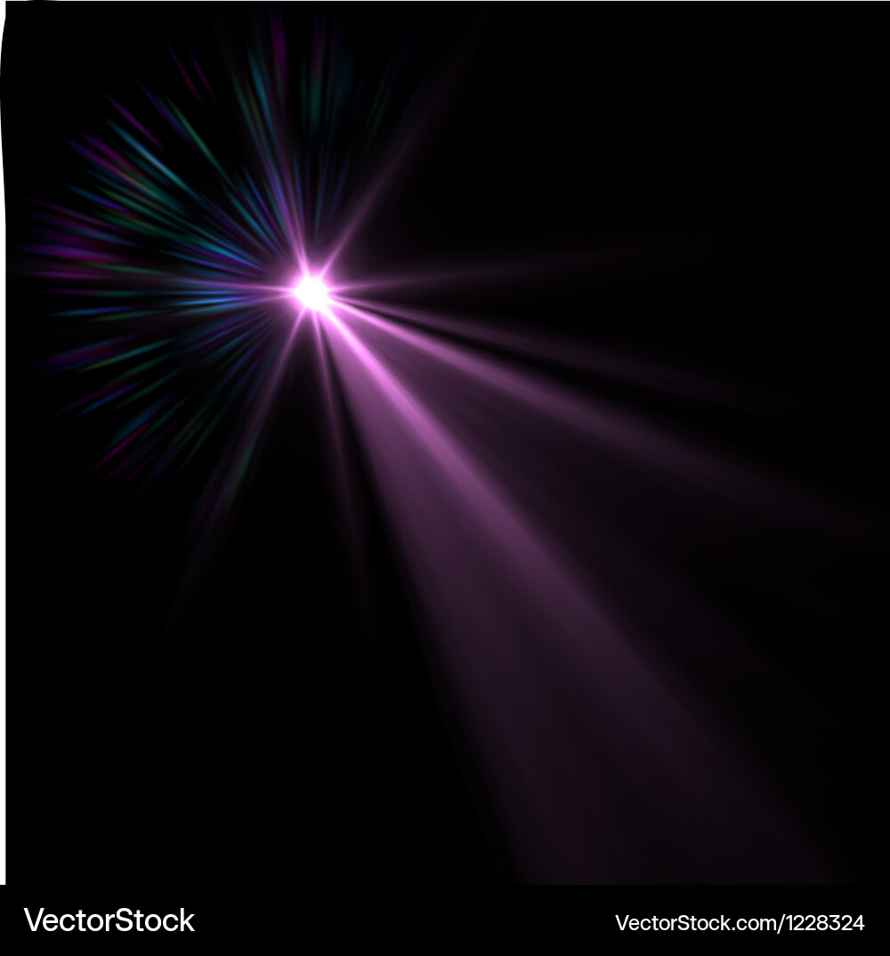 Blue flare Royalty Free Vector Image - VectorStock