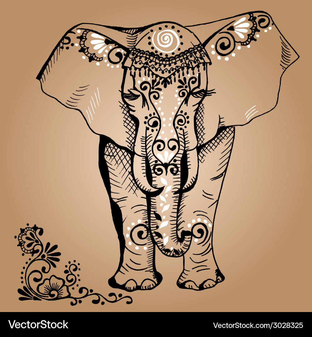 Elephant Royalty Free Vector Image - VectorStock