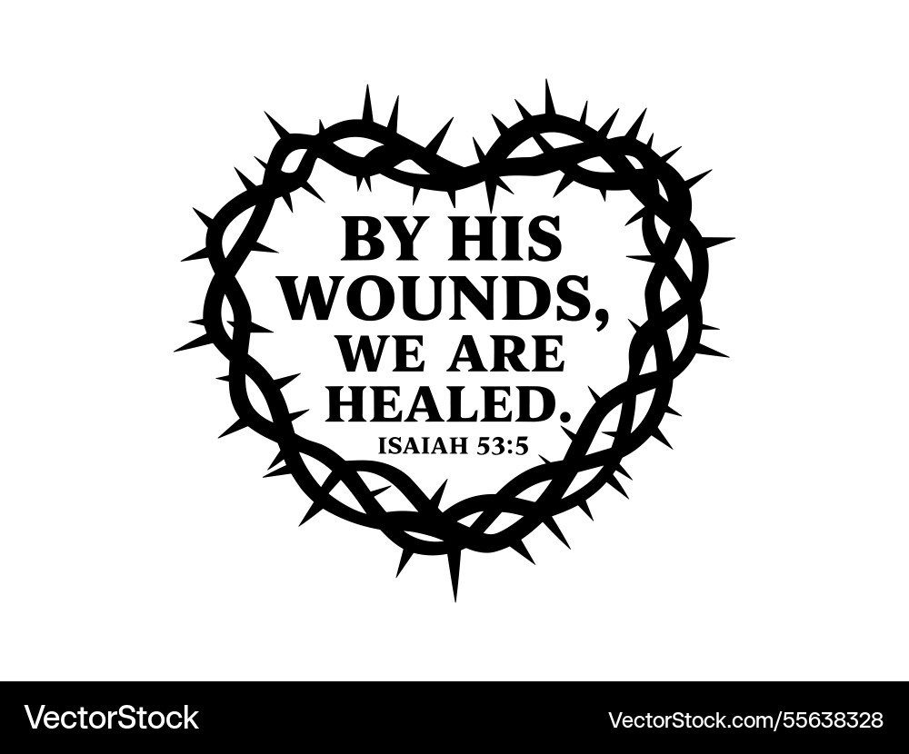 Christian bible verse typography faith based Vector Image