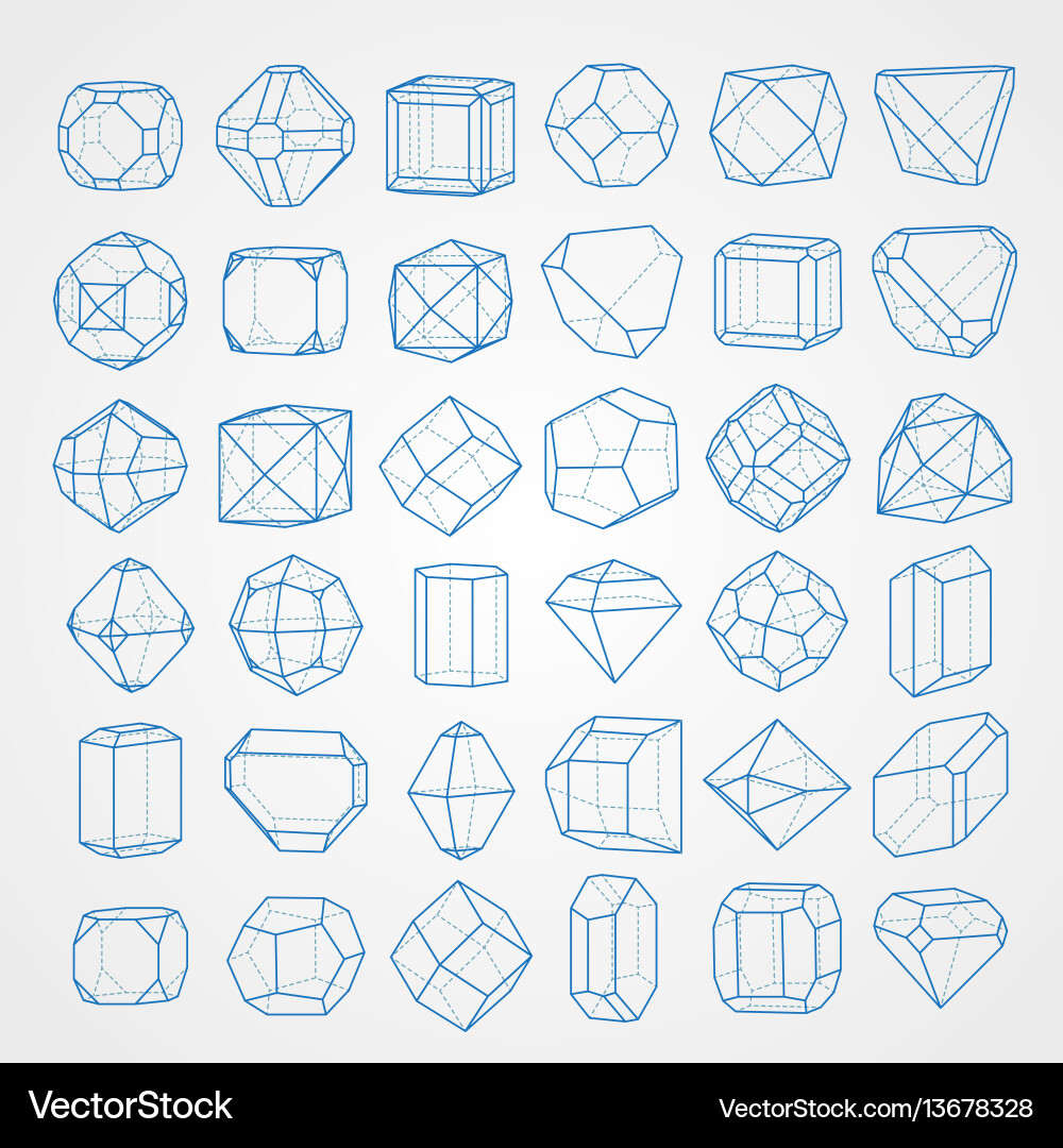 Geometry figures Royalty Free Vector Image - VectorStock