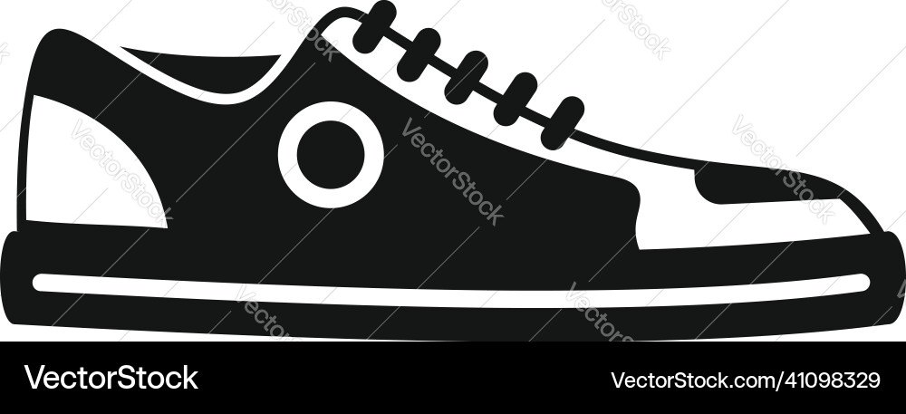 Active sneaker icon simple sport design Royalty Free Vector