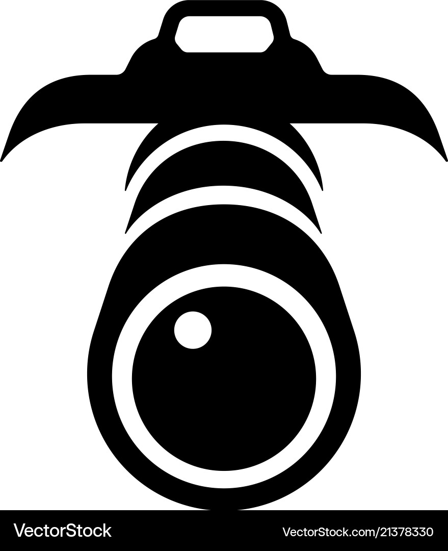 Camera Lens Logo - Modern Optics Royalty Free Vector Image