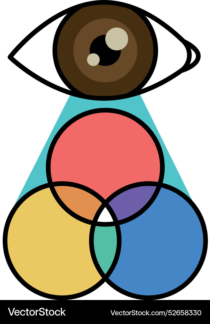 Color blindness awareness month Royalty Free Vector Image