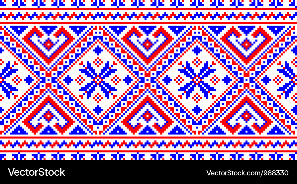 Ukrainian Folk Pattern Royalty Free Vector Image