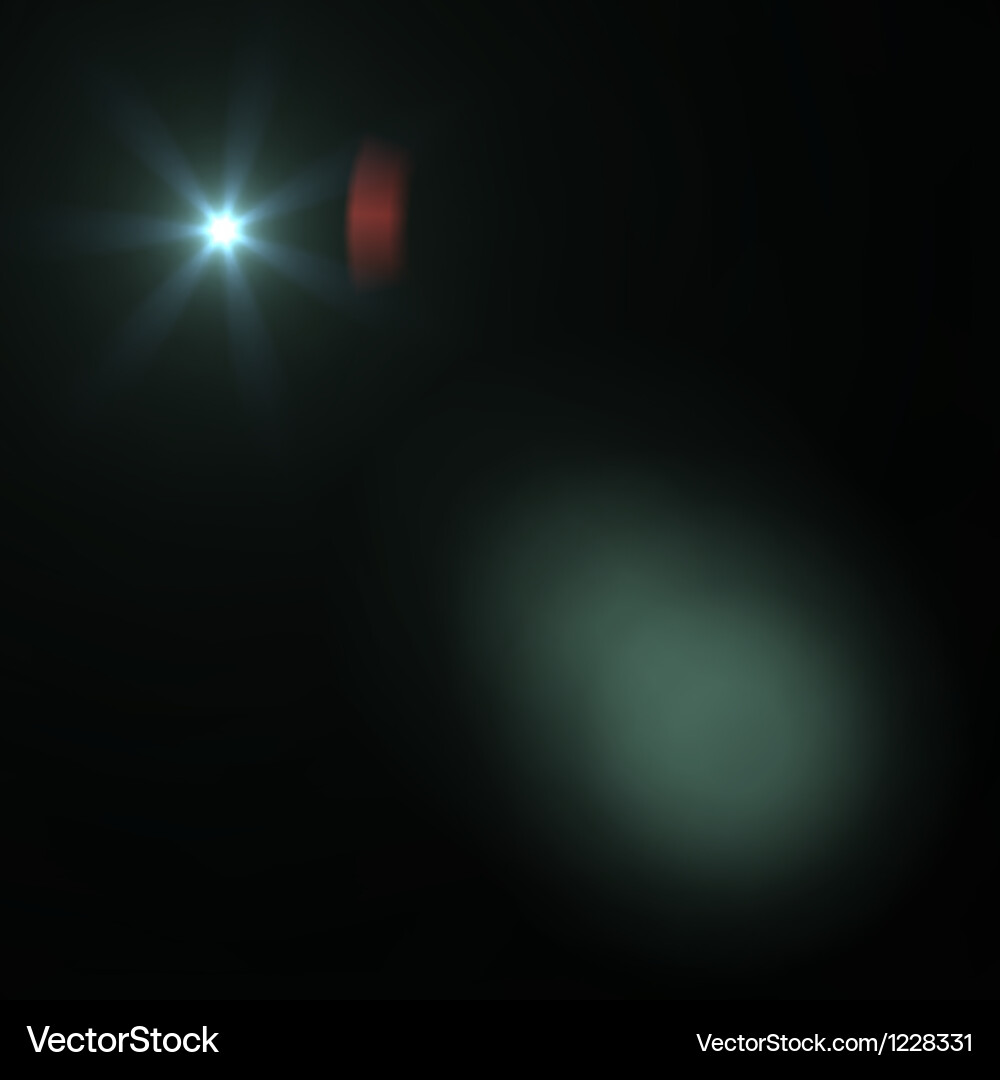 Blue flare Royalty Free Vector Image - VectorStock