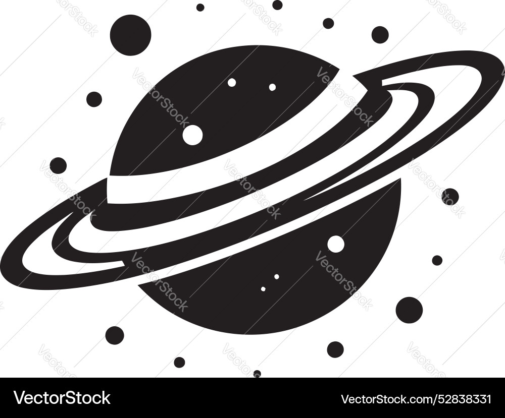 Cosmic crest space icon galactic glyph emblematic Vector Image