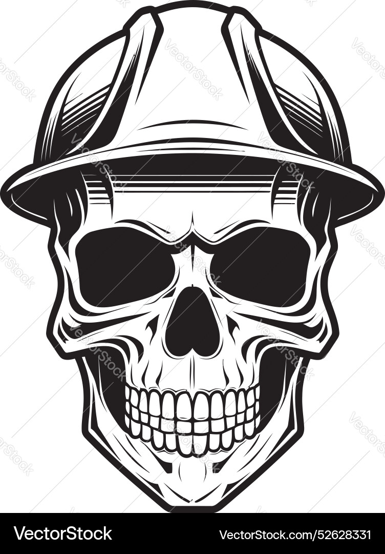 Safety sentry construction helmet emblem Vector Image