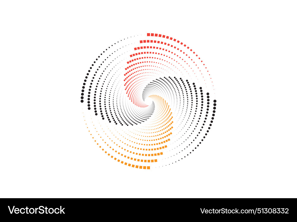 Circular wave background Royalty Free Vector Image