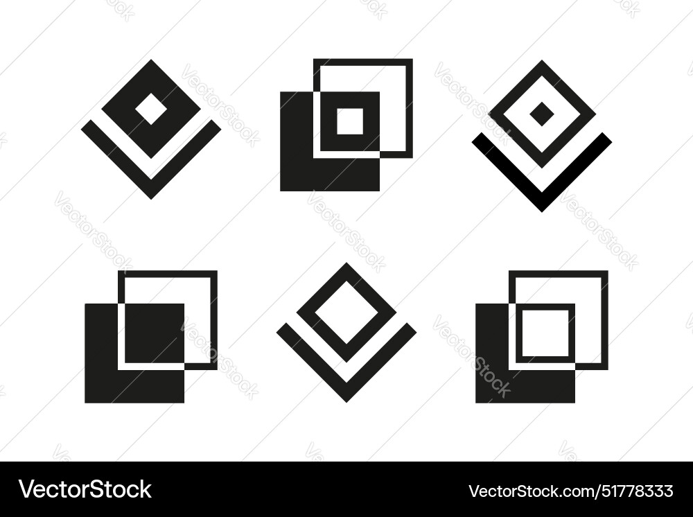 Elements for logo design Royalty Free Vector Image