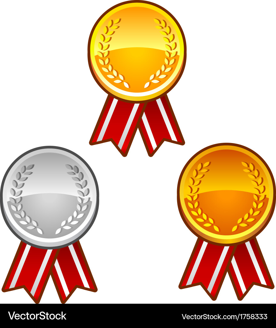 Medals Royalty Free Vector Image - VectorStock