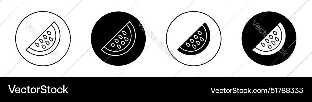 Melon icon Royalty Free Vector Image - VectorStock