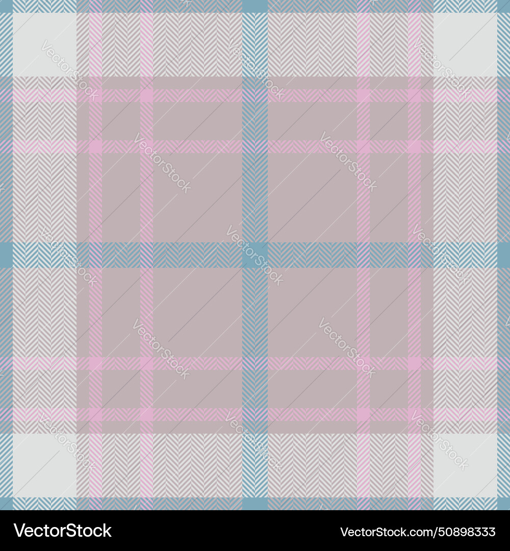 Plaid check pattern in pink seamless fabric Vector Image