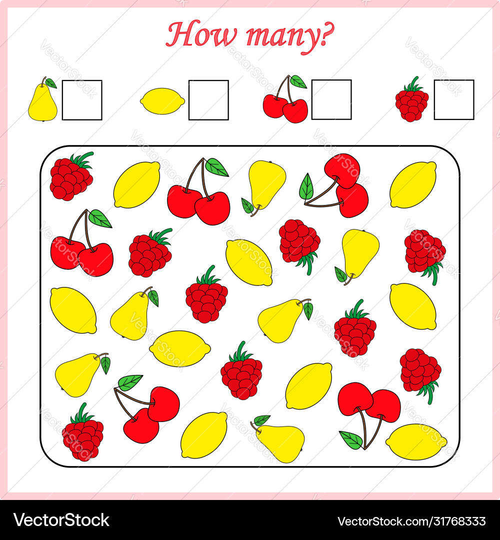 Worksheet mathematical puzzle game learning Vector Image