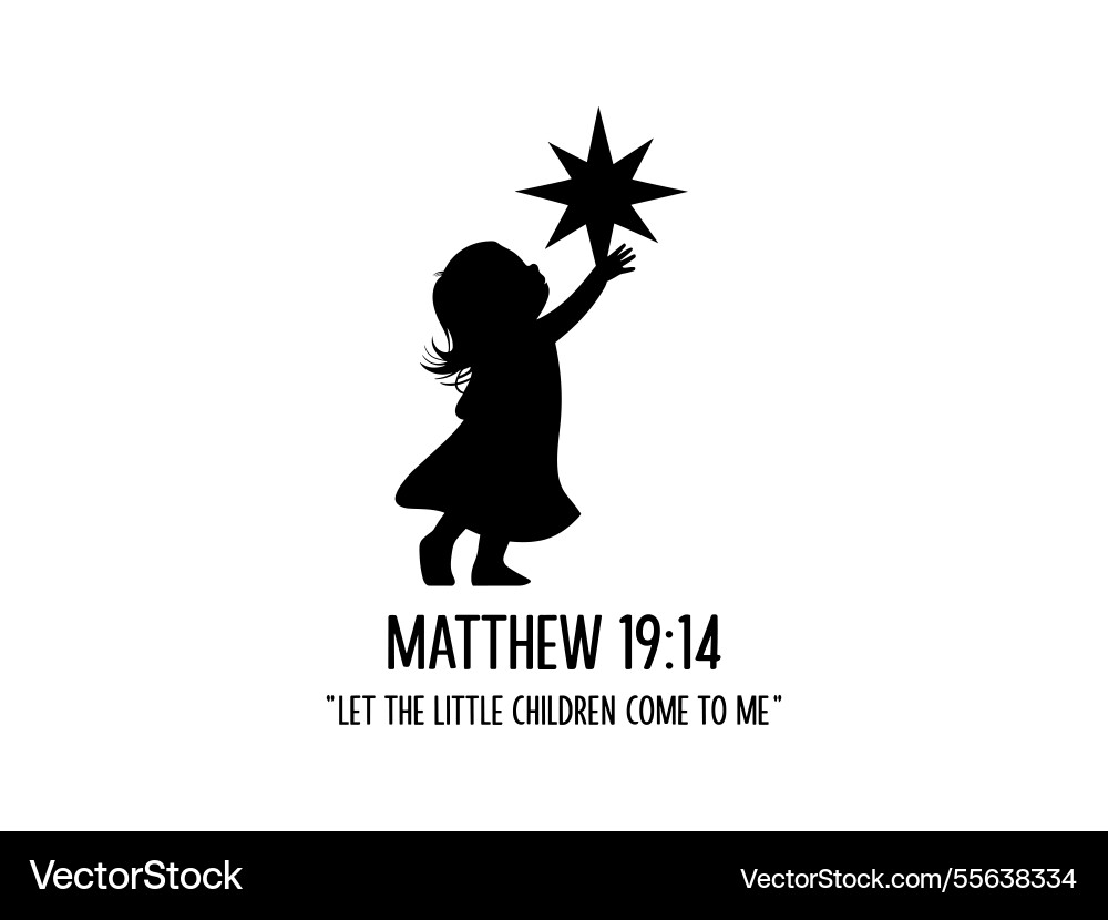 Christian bible verse typography faith based Vector Image
