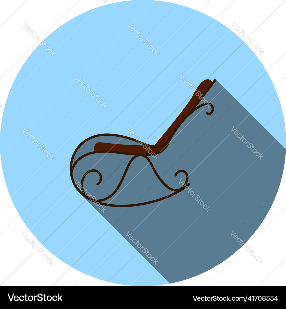 Rocking chair icon Royalty Free Vector Image - VectorStock