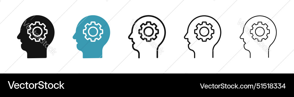 Thinking icon Royalty Free Vector Image - VectorStock