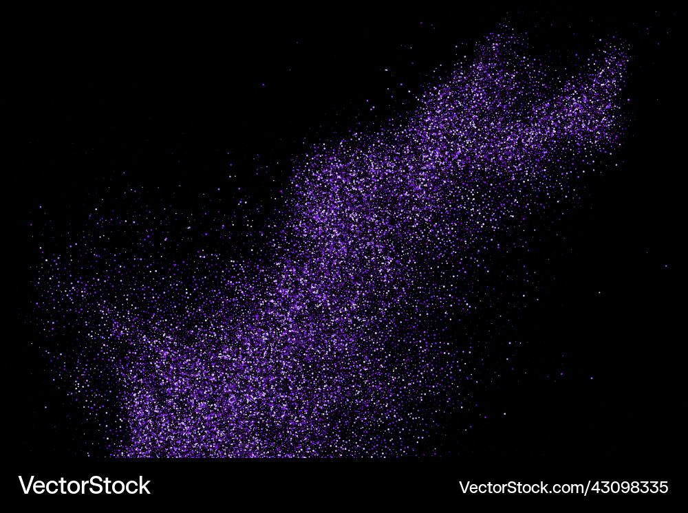 Purple explosion of confetti Royalty Free Vector Image