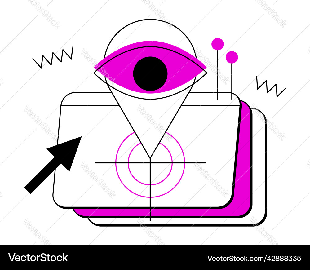 Set a goal - colorful flat design style Royalty Free Vector