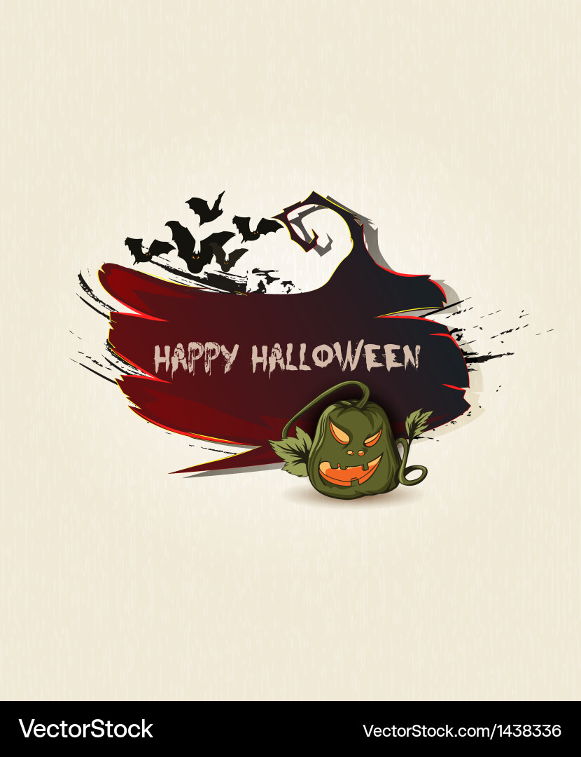Halloween background Royalty Free Vector Image