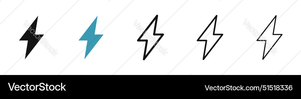 Symbol für den Bolzen Lizenzfreies Vektorbild - VectorStock