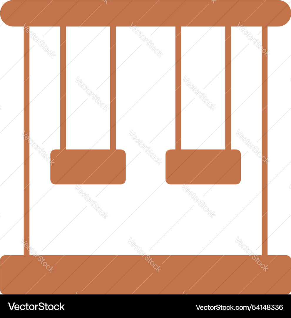 Trapeze flat icon design Royalty Free Vector Image