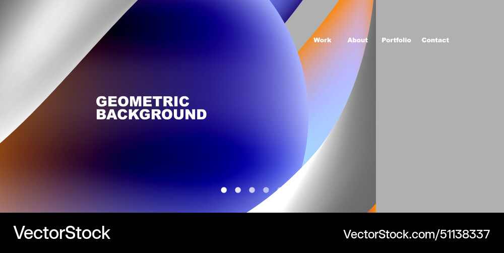 Geometric background with a gradient of electric Vector Image