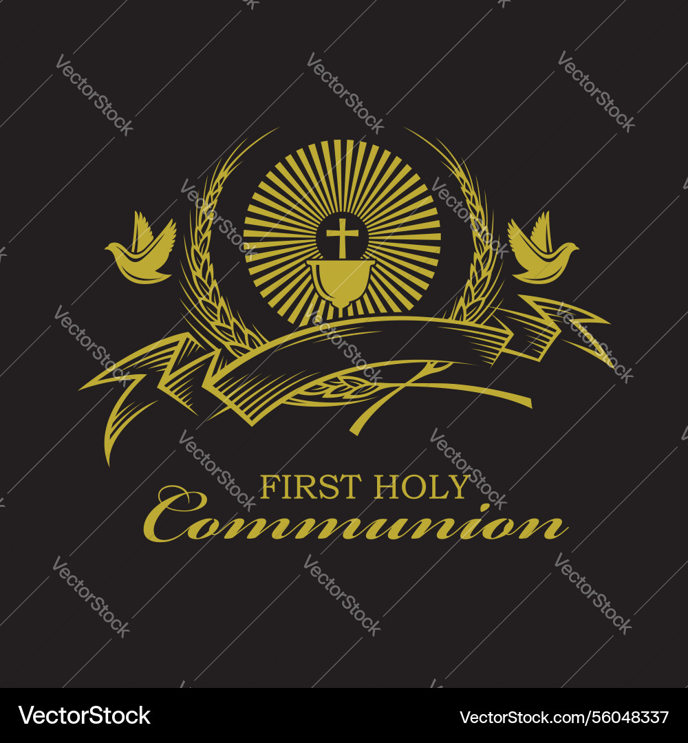 Holy communion icon Royalty Free Vector Image - VectorStock