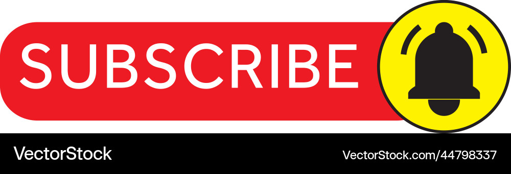 Subscribe now icon web button red Royalty Free Vector Image