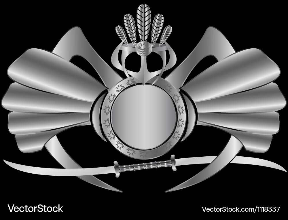 Tribal Fantasy Shield Royalty Free Vector Image