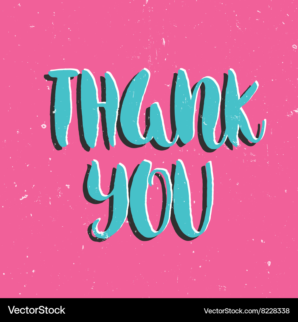 Hand drawn lettering poster Royalty Free Vector Image