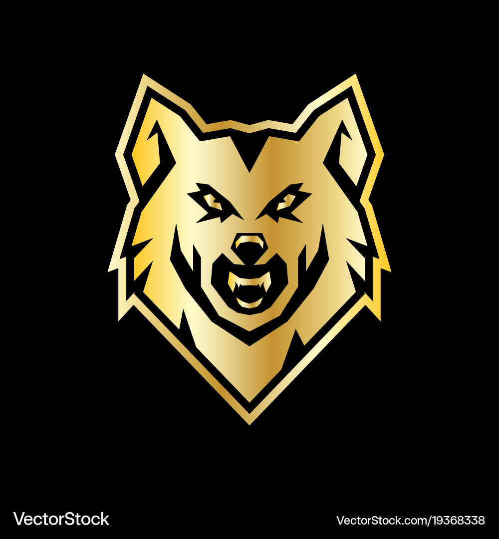 Wolf logo Royalty Free Vector Image - VectorStock