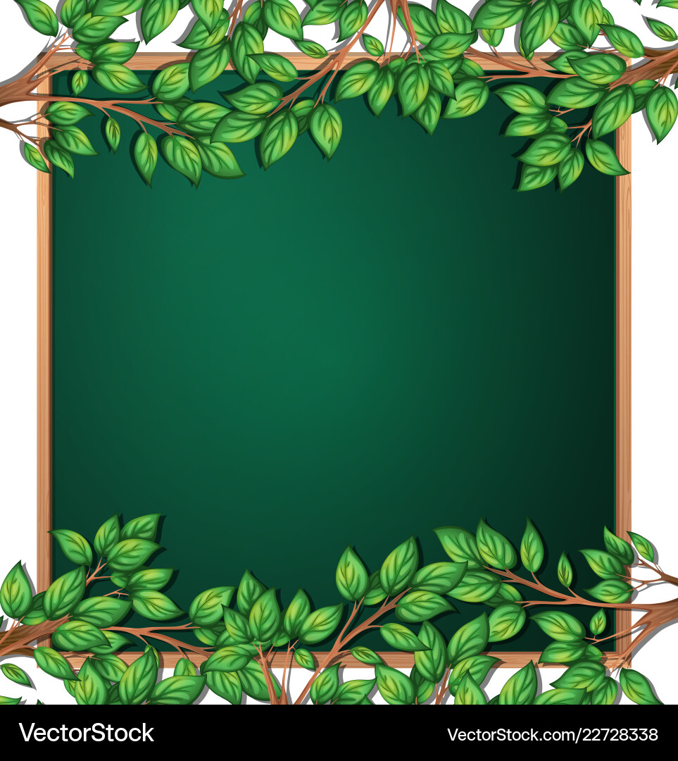 Wooden tree branch frame Royalty Free Vector Image