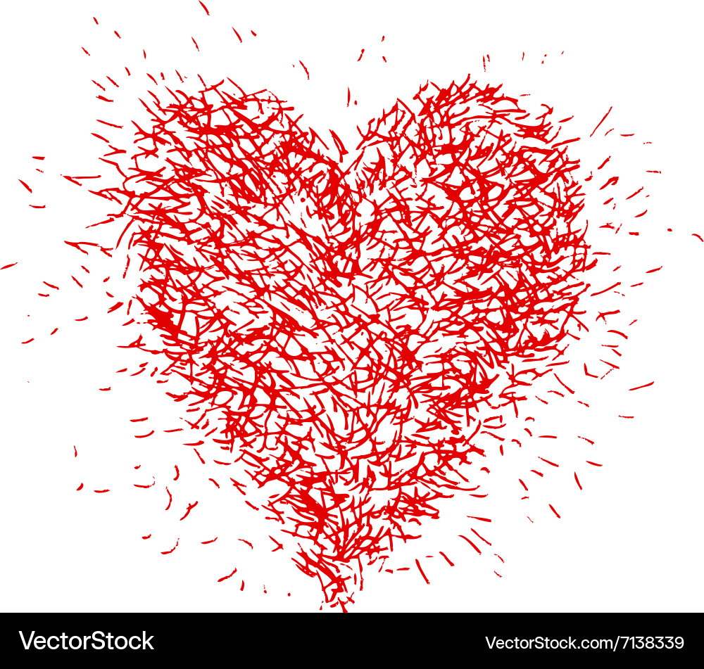 Abstract heart Royalty Free Vector Image - VectorStock