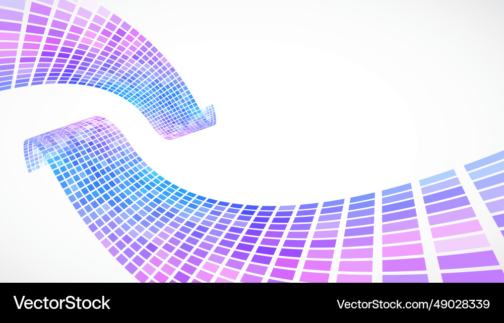 Abstract retro background waves are made Vector Image