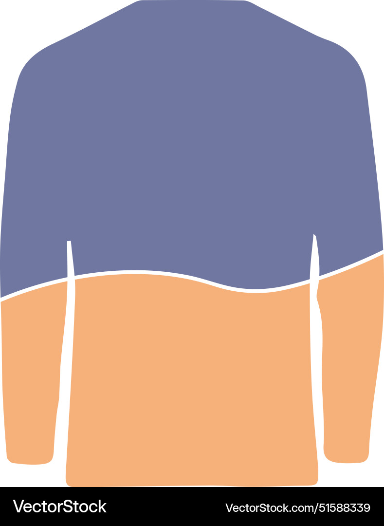 Long sleeve essential t-shirt design Royalty Free Vector