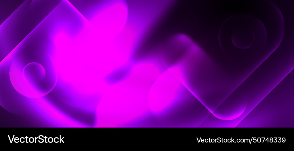 Shiny color neon glowing design Royalty Free Vector Image