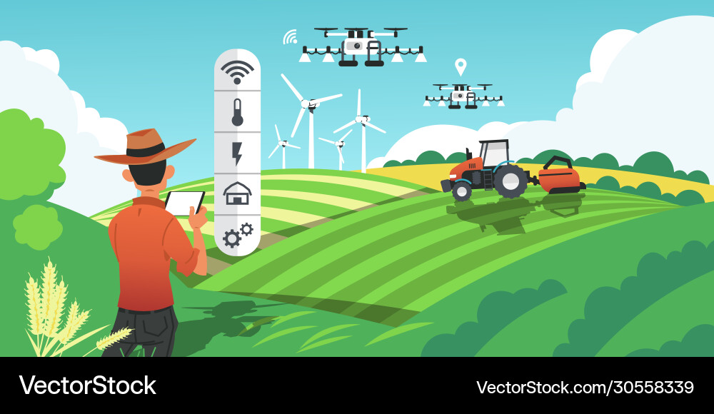 Farmer Crops Cartoon Vector Images (over 5,300)