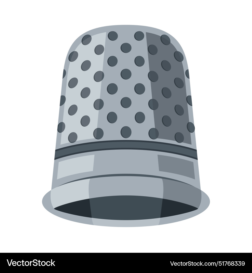 Thimble Royalty Free Vector Image - VectorStock