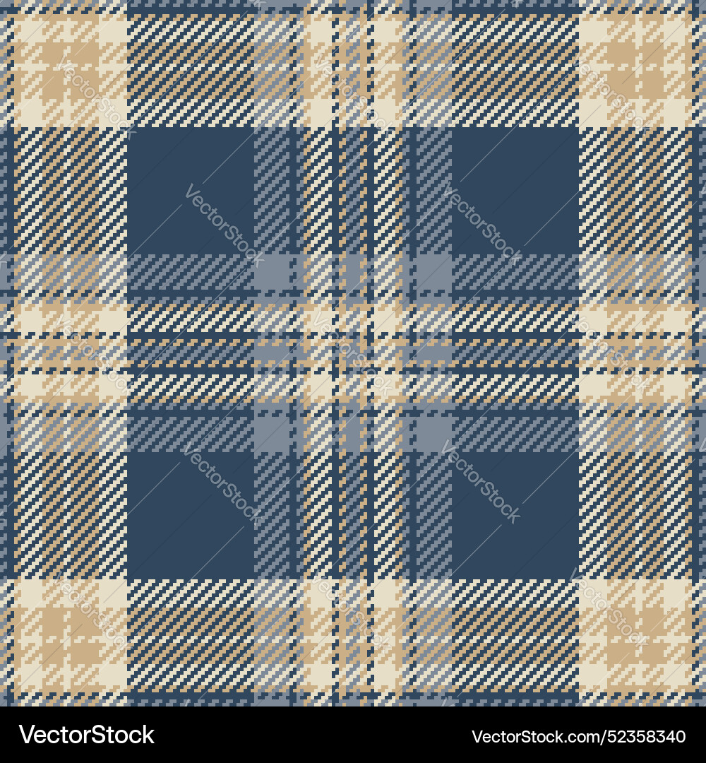 Creative plaid texture sketching pattern fabric Vector Image