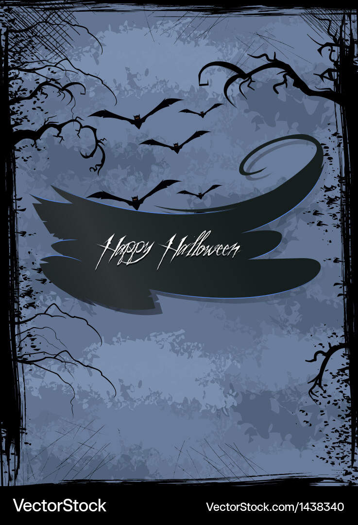 Halloween background Royalty Free Vector Image