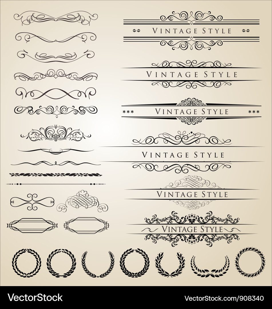 decorative border vector free
