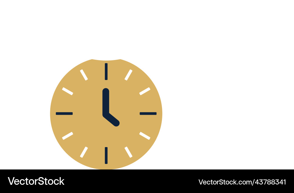 2023 clock time new year Royalty Free Vector Image