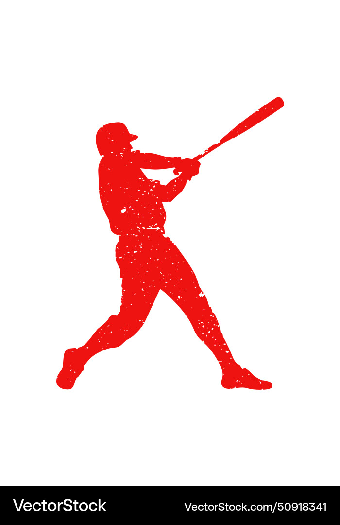 American baseball player flag Royalty Free Vector Image
