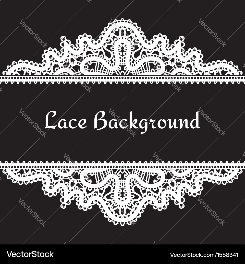 Lace background Royalty Free Vector Image - VectorStock