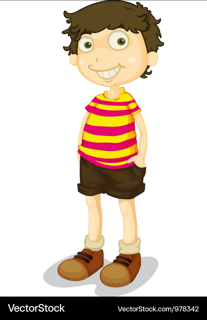 Cartoon boy Royalty Free Vector Image - VectorStock